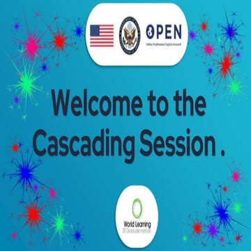 PowerPoint presentation for presenting a cascading session. | PPTX