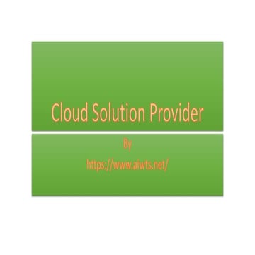 PPT For Cloud Solution Provider.pptx
