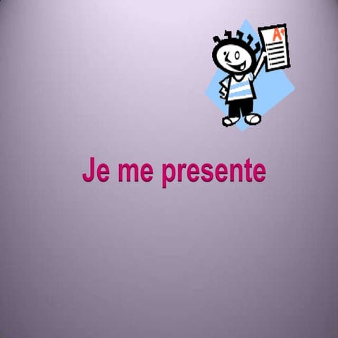 MOI-MEME (Myself) By SODEKE GANIAT Of FRENCHY ASSOCIATES, NIGERIA | PPTX