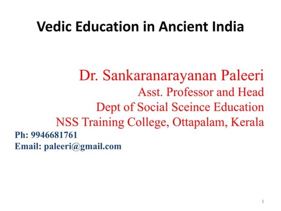 Ancient Educational Institutions: Takshashila, Nalanda and Valabhi | PPTX