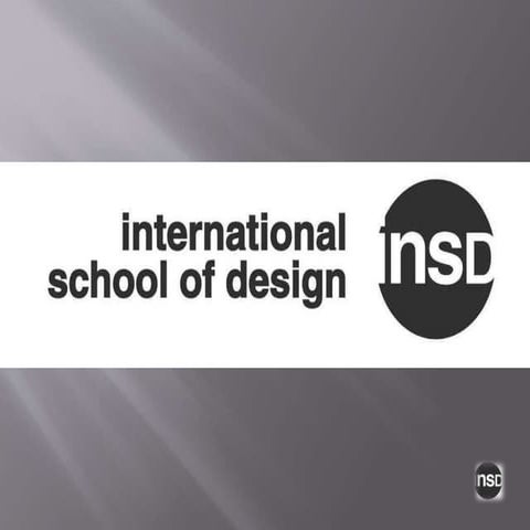 INSD-International School Of Design in Kandivali Mumbai | PPTX