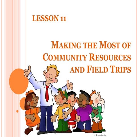 Making the most of Community Service and Field trips | PPTX