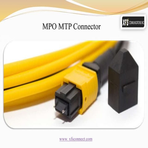 Ppt For Mpo Mtp Connector Pptx Computer Peripherals Computing