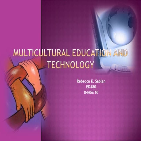 Ppt for multicultural education | PPT | Education