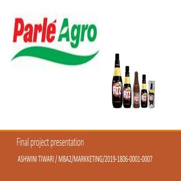 PPT on parle agro appy fizz | PPTX