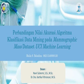 [PPT] Final Project Data Mining A (Maila 06211540000120) | PPTX