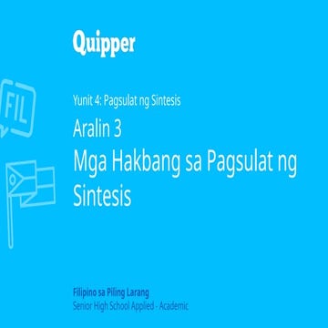 Sintesis-Filipino-sa-Piling-Larang-Akademik_pptx | PPTX