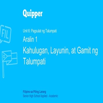 PPT_FPL 11_12 Q1 0601_Kahulugan, Layunin, at Gamit ng Talumpati.pptx