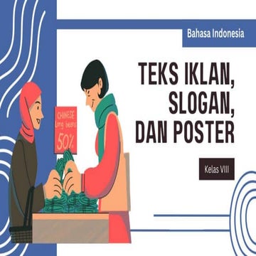 Salindia Materi Teks Iklan, Slogan, dan Poster | PPTX