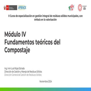 PPT Fundamentos del Compostaje MODULO IV (1).pdf