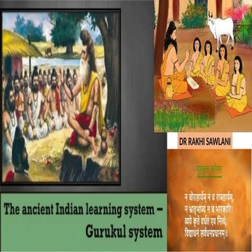 Ancient Indian Learning System-- Gurukul | PPTX