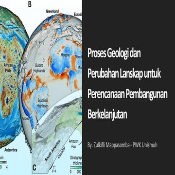 PPT Geologi 2 - Geological Processes and Landscape Changes for ...
