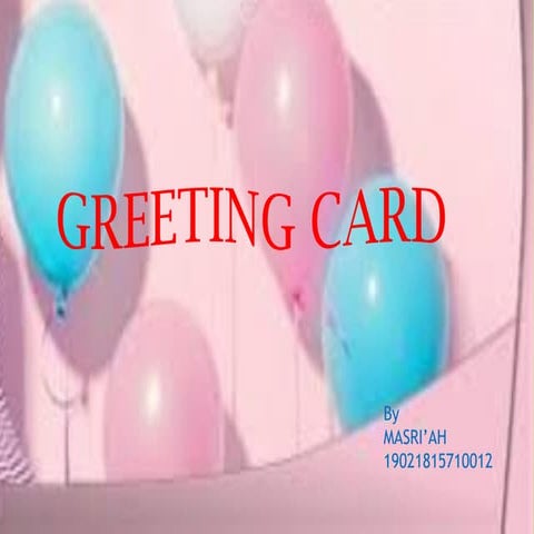 Ppt greeting card | PDF