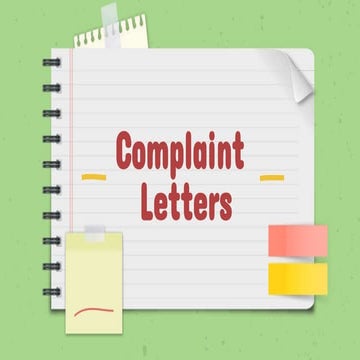 ppt GUIA 6_ COMPLAINTS.pptx