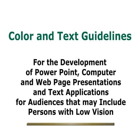 Ppt guidelines | PPT
