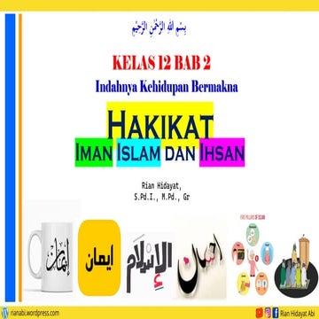 PPT Hakikat Iman, Islam dan Ihsan PPT Kurikulum Merdeka.pdf