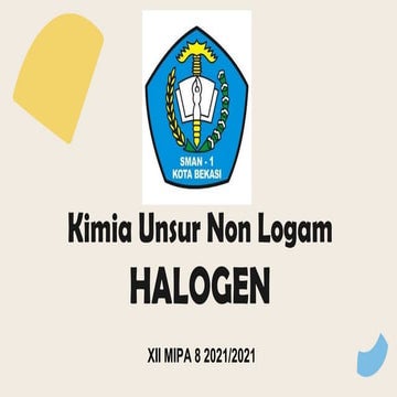 Kimia Unsur Halogen | PPTX