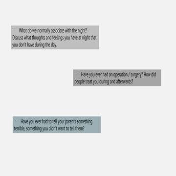 Night by Alice Monuro, igcse language text | PPTX