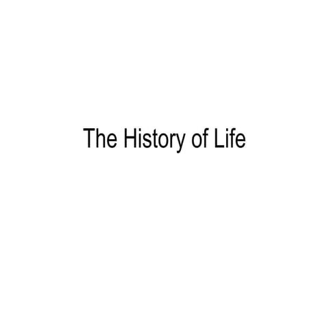 pp the history of life.ppt for the teachers | PPT