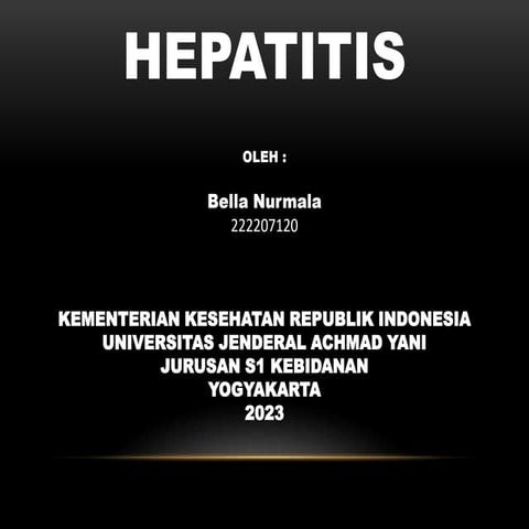 PPT HEPATITIS BELLA NURMALA.ppt