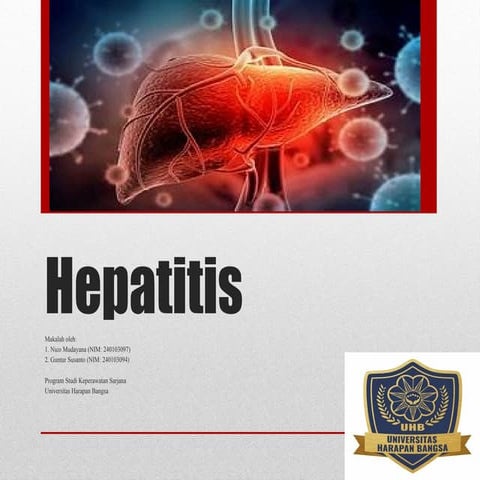 PPT Hepatitis Tugas MK IBD konsep teori dan tatalaksana | PPTX