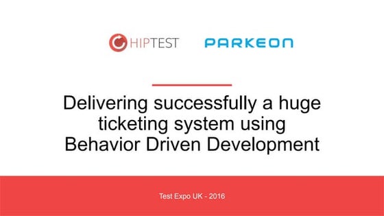 Bdd development flow process from end to end | PDF