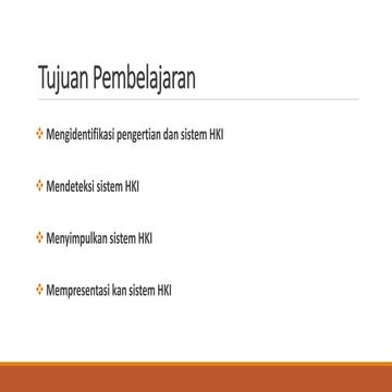 Presentasi Mata Pelajaran PKK materi HKI | PPTX