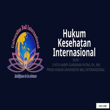PPT Hukum-Kesehatan-Internasional PER 1 - 2 HSP.pptx