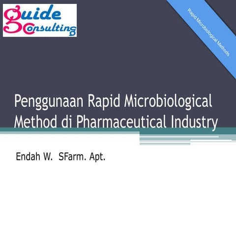Rapid Microbiology in Pharmaceuticals | PDF