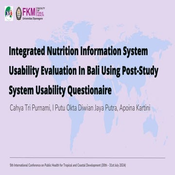 PPT ICOPH-TCD 2024_INTEGRATED NUTRITION INFORMATION SYSTEM USABILITY ...