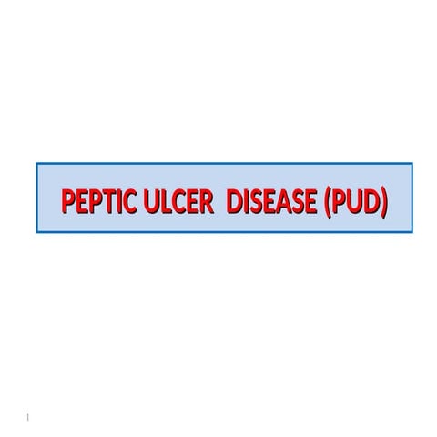 Ulcers of the intestine | PPTX