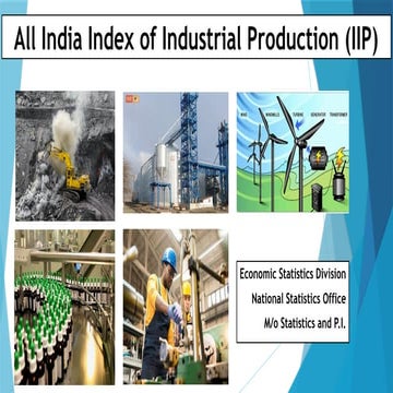 India Index of Industrial Productions (IIP) | PPTX