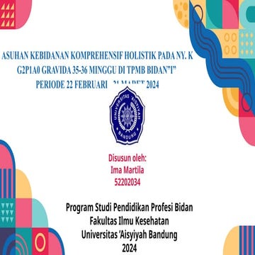 PPT COC sidang profesi kebidanan unisa bandung | PPTX