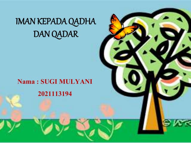 Ppt iman-kepada-qadha-dan-qadar | PPTX