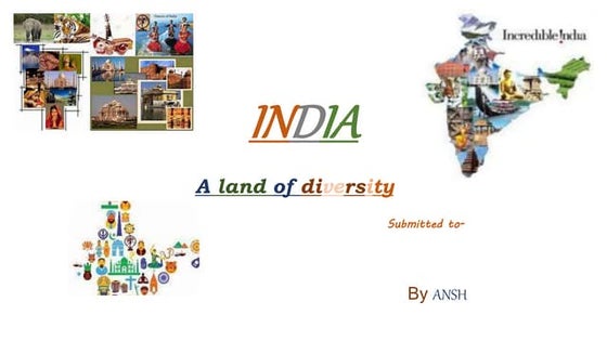 Unity in diversity in india | PPTX