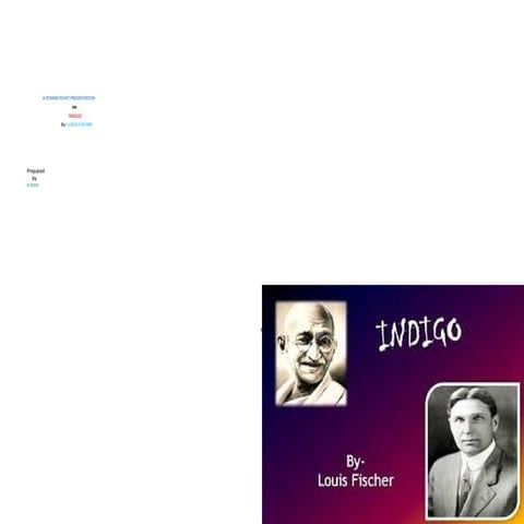 ppt of indigo class 12 english project | PDF