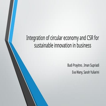 PPT Indonesia Integration of circular economy and CSR for sustainable.pptx