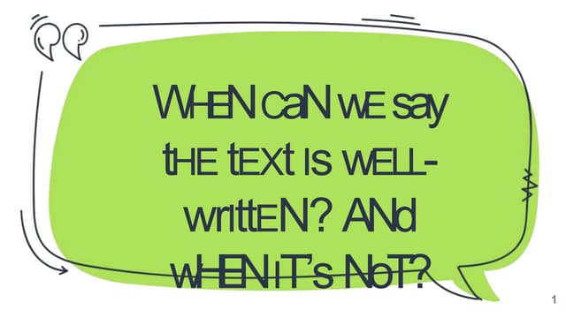 Coherence, cohesion, & unity | PPTX