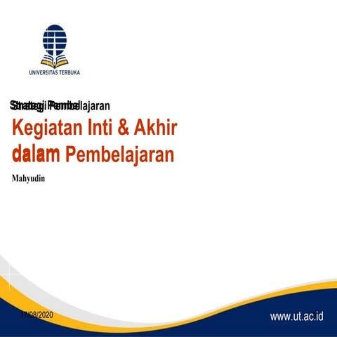 PPT Inisiasi 3 Modul 4 Kb 2 PDGK 4105 STRATEGI PEMBELJARAN DI SD.ppt
