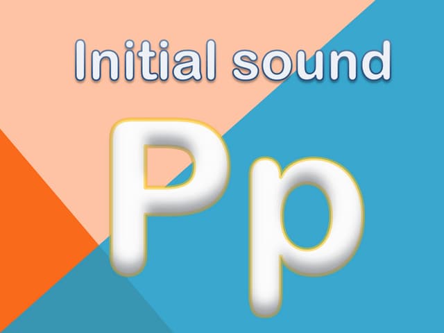 Letter p | PPT