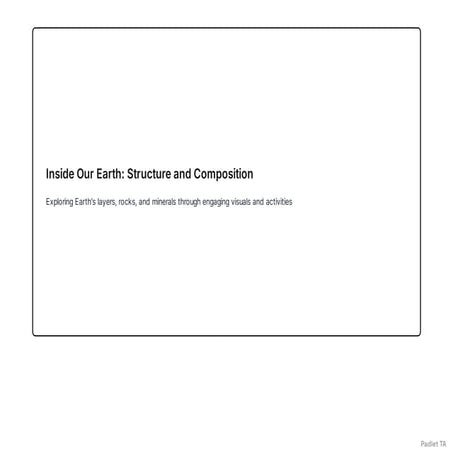 ppt inside our earth grade 7 old ncert chapter 2 | PDF