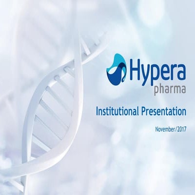 Institutional Presentation Hypera Pharma | PPT