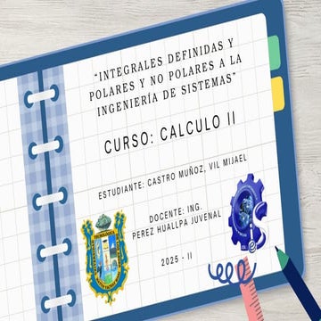 PPT Integrales definidas y polares y no polares a la ingeniería de ...