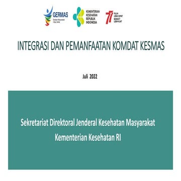 PPT Integrasi dan Pemanfaatan Komdat Kesmas.pdf