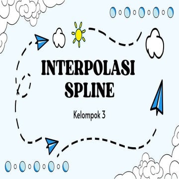 ppt Interpolasi Spline metode numerik.pdf