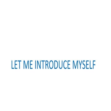 Introducing yourself and others | PPTX