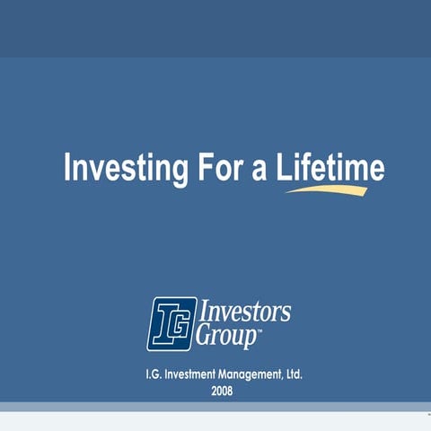 Investing for a lifetime | PPT
