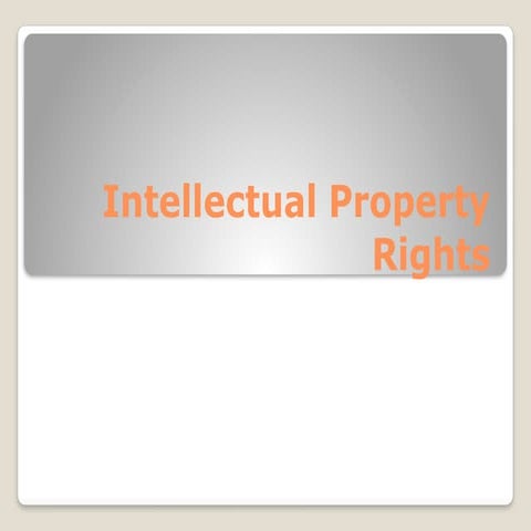 PPT (IPR).pptx presentation .............. | PPTX
