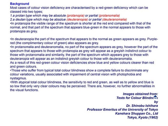 Ishihara.14.plate.instructions | PDF | Eye and Vision Conditions ...
