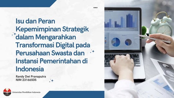 Peran pemimpin dalam transformasi digital | PPTX